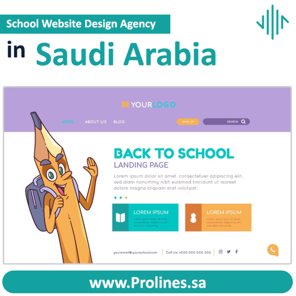 School Website Design Agency in Saudi Arabia 2026 | Prolines