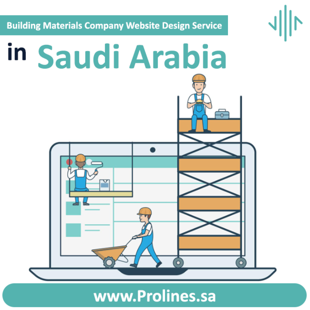 Building Materials Company Website Design in Saudi Arabia | Prolines